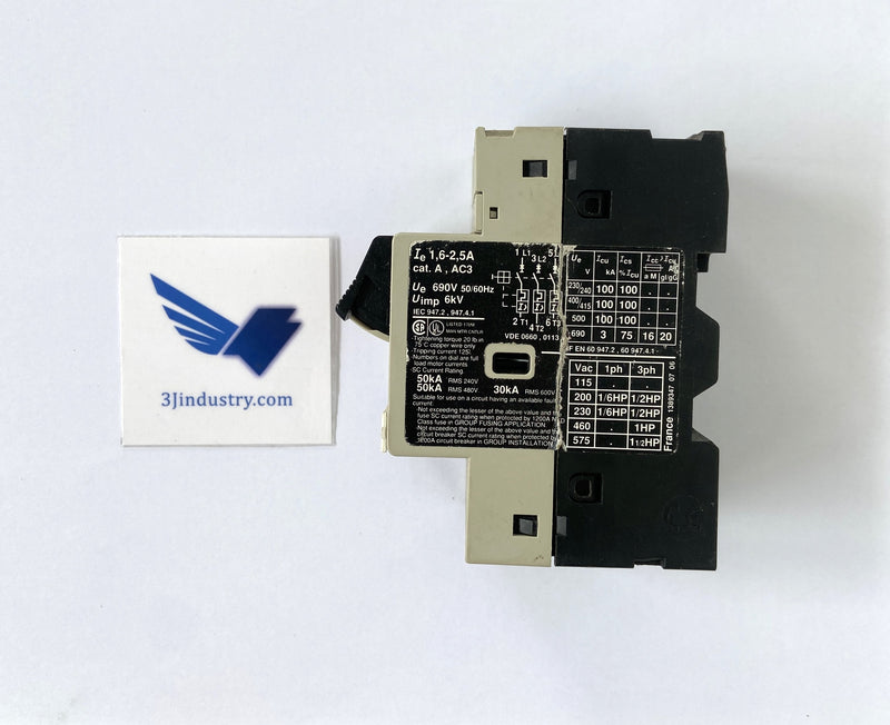 GV2-M07 - GV2M07 - 1,6-2,5A - CAT A - AC3 - 690V - 50/60HZ - 6KV - 3 P ...