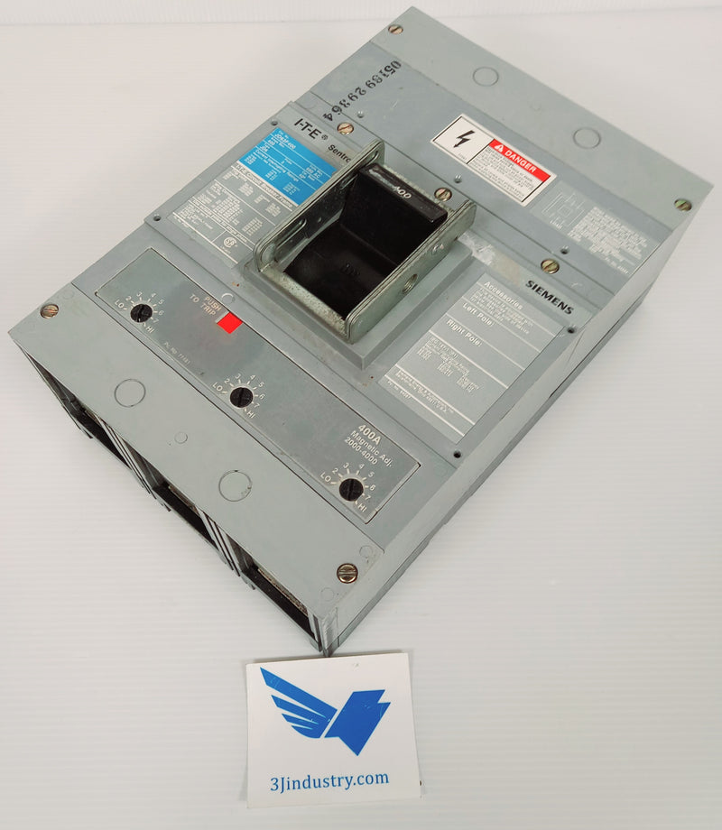 JD63F400 & JD63T400 - Frame Bolt-on - 400A - 3 Pole - 600V - WITH JD63 ...