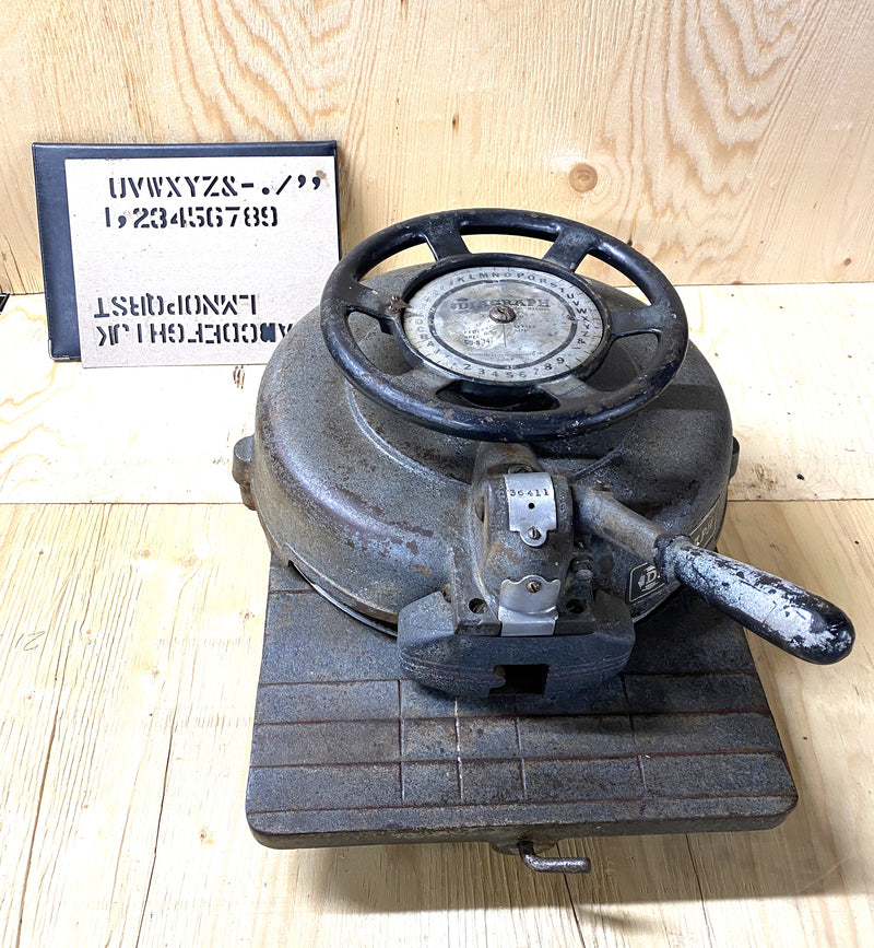 Diagraph 7/8 - DIAGRAPH STENCIL CUTTING MACHINE GG-S-747 – 3JIndustry