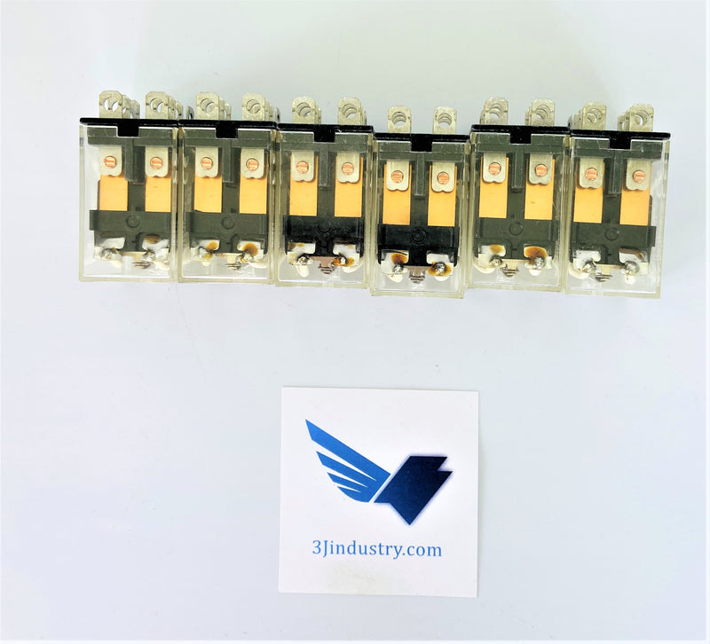 LOT OF 6 - LY2 24VAC - OMRON LY2 RELAY – 3JIndustry