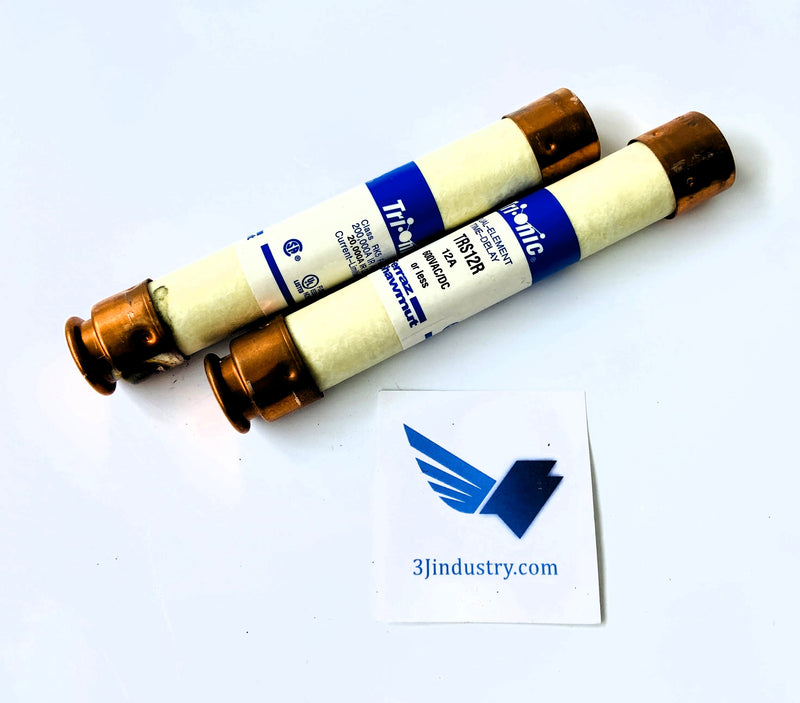LOT OF 2 - TRS12R - MERSEN FERRAZ SHAWMUT TRS FUSE – 3JIndustry