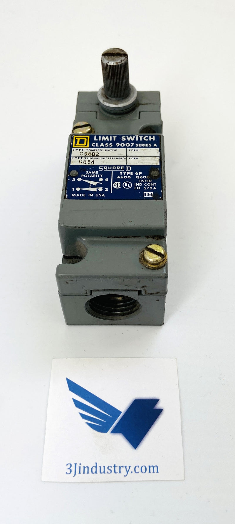 9007C54B2 - SQUARE D 9007C LIMIT SWITCH – 3JIndustry