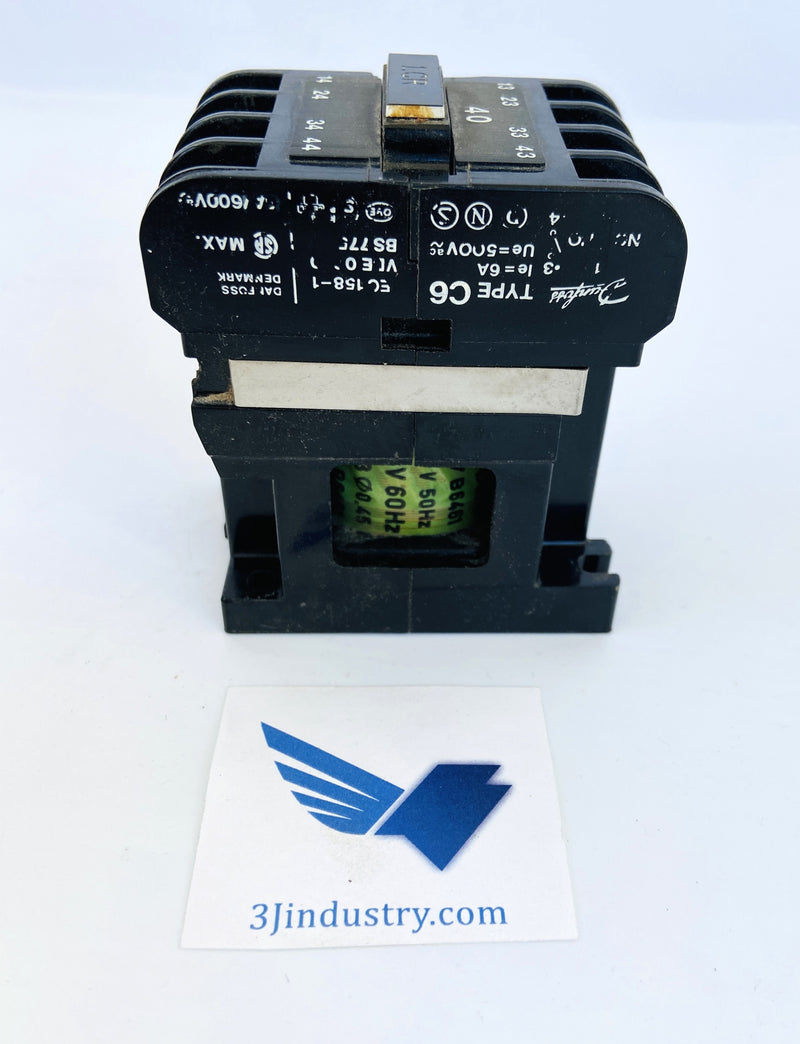 C6 4 Pole Control Relay 40 - DANFOSS C6 CONTROL RELAY – 3JIndustry