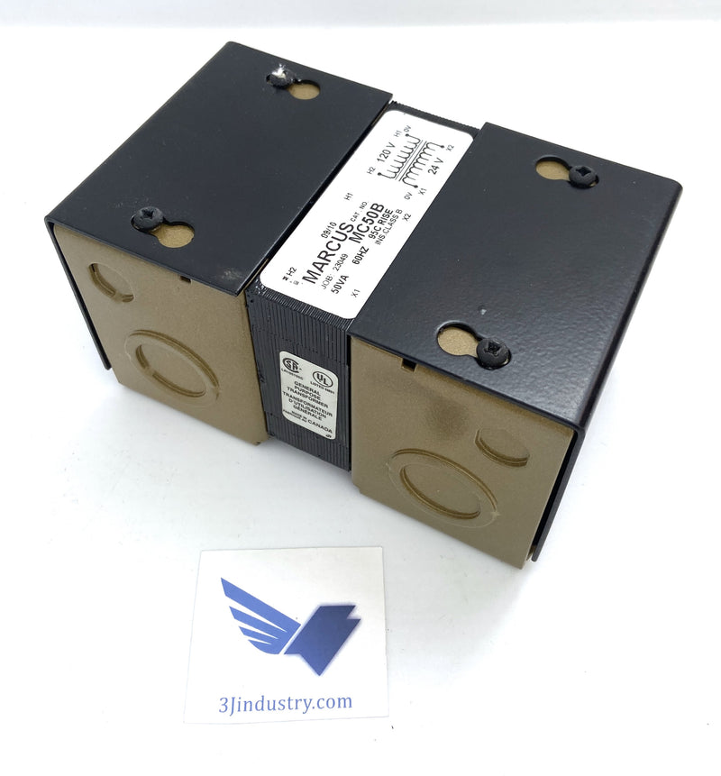 MC50B - MARCUS - TRANSFORMER - 50VA - 60HZ - CLASS B - 120V - 24V - MA ...