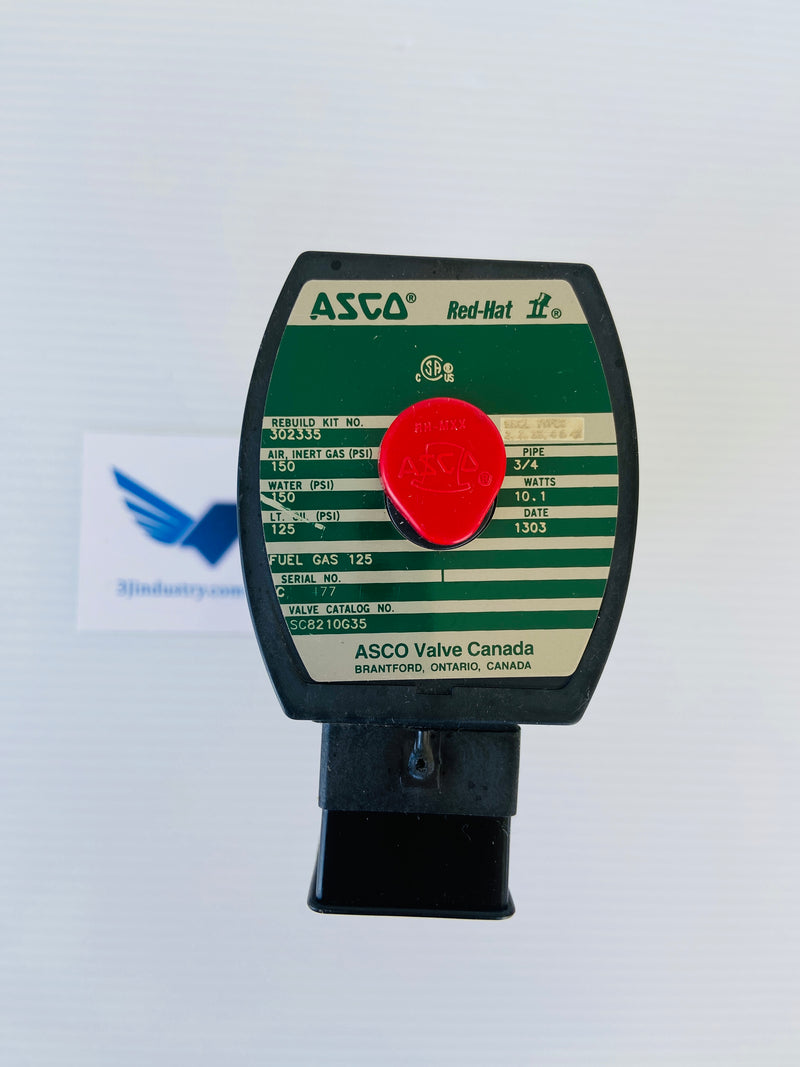 SC8210G35 - PIPE 3/3 - 10,1W 150PSI 125PSI - ASCO SC8210 VALVE – 3JIndustry