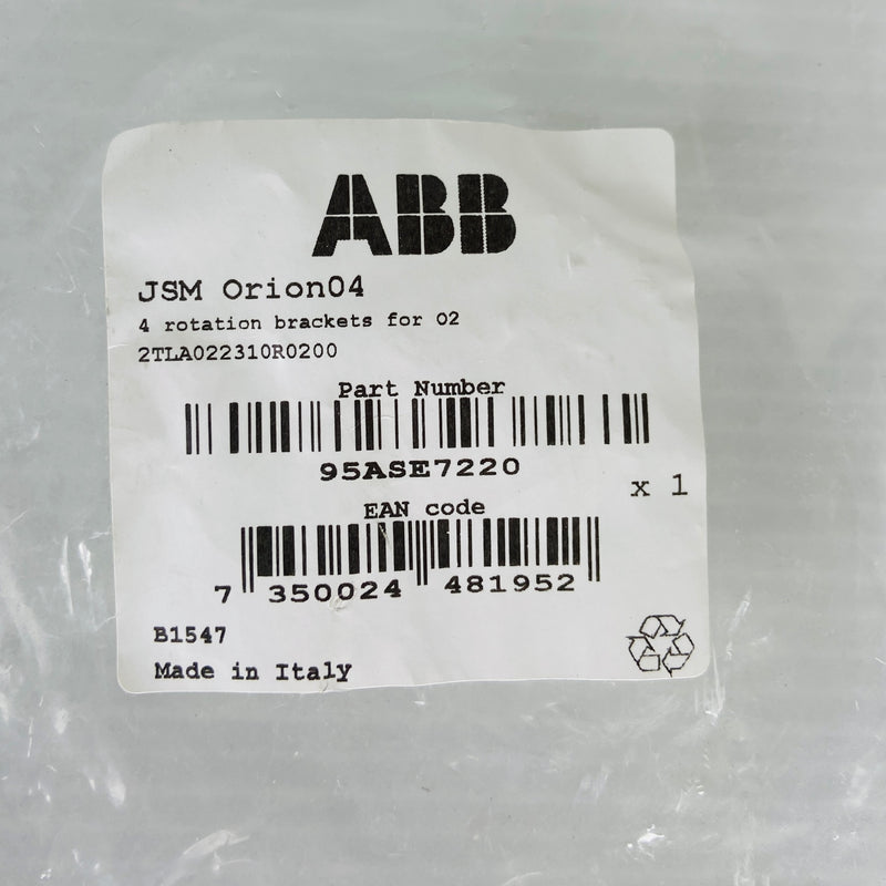 LOT OF 4 - JSM ORION04 - ABB ORION ROTATION BRACKETS – 3JIndustry