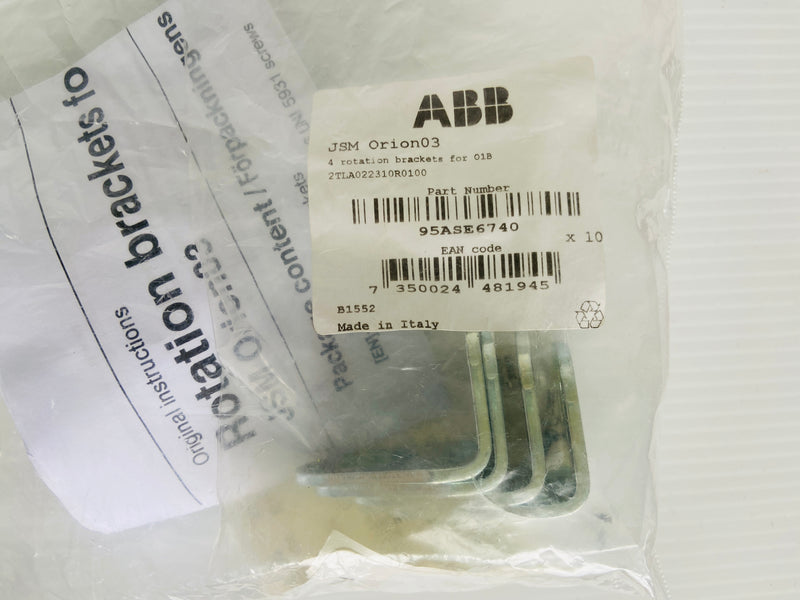 LOT OF 4 - JSM ORION03 - ABB ORION ROTATION BRACKETS – 3JIndustry