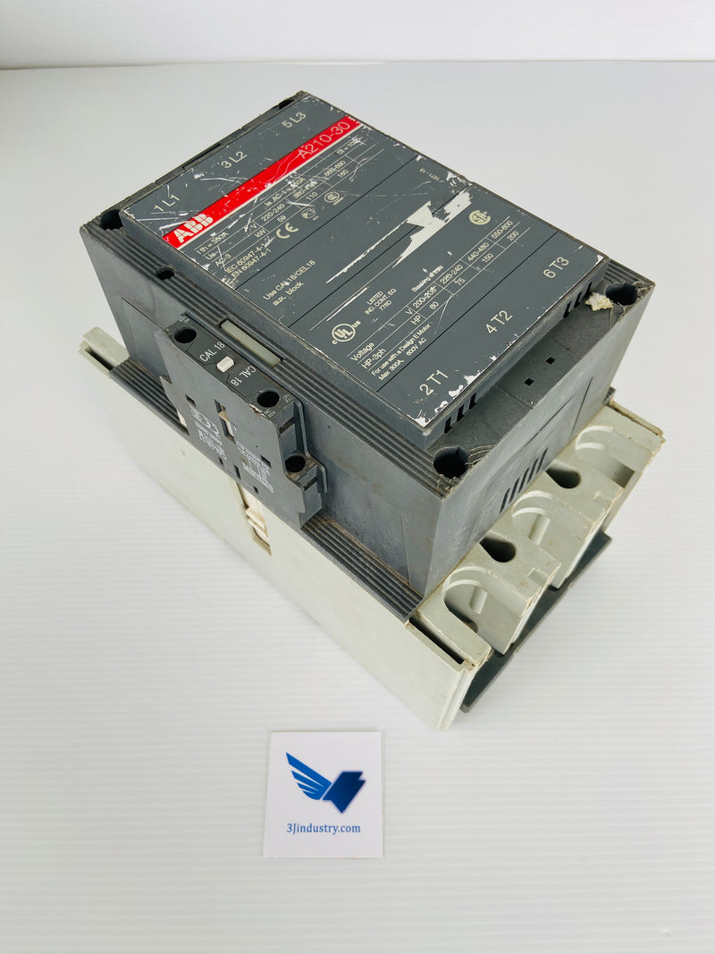 A210-30 COIL 110-120V 50/60HZ 600V 200HP 3PH 350A CAL18 - ABB A210 CON ...