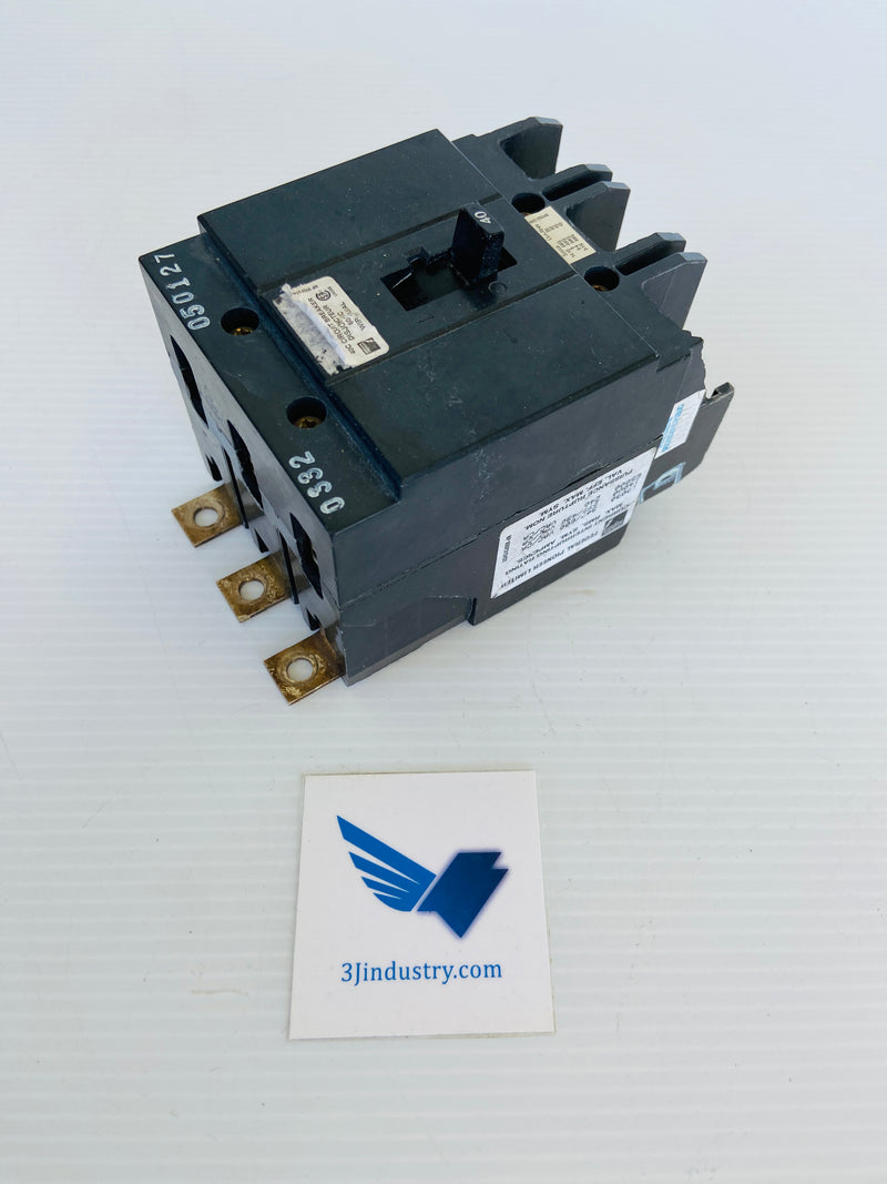 NH340 - 3 POLE - 40A - 40C - 347/600VAC LINE PHASE BARRIER BROKEN - FE ...