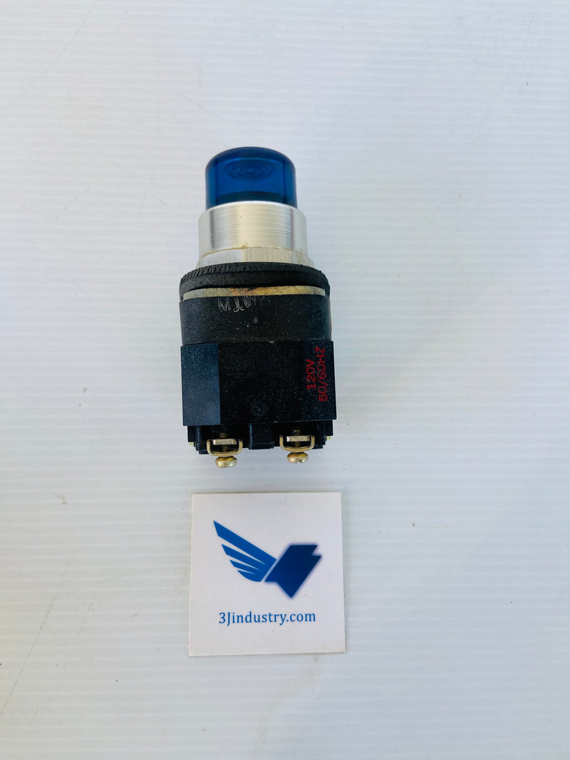 800T-PB16B - 120V - 50/60HZ - BLUE - ALLEN-BRADLEY 800TPB16B PUSH BUTT ...