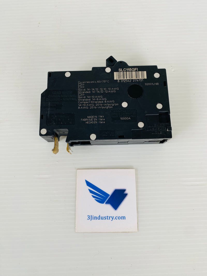 SLC115GFI - 15A - 1 POLE - SENTRICITY - GFI - 120V - ABB SLC CIRCUIT B ...
