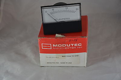 2S-AAC-015-NS-U - MODUTEC - Analog Panel Meter Meter 0 to 15 Amp - 800 ...