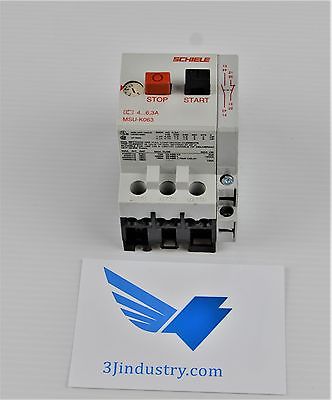 Manual Motor Starter - MMS - MSU-K063 / MSU-A1 4 to 6.3A - SCHIELE MSU ...
