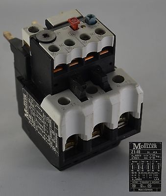 Z1-40 Klockner Moeller Contactor Overload - Z1 40 - Overload 24A to 40 ...