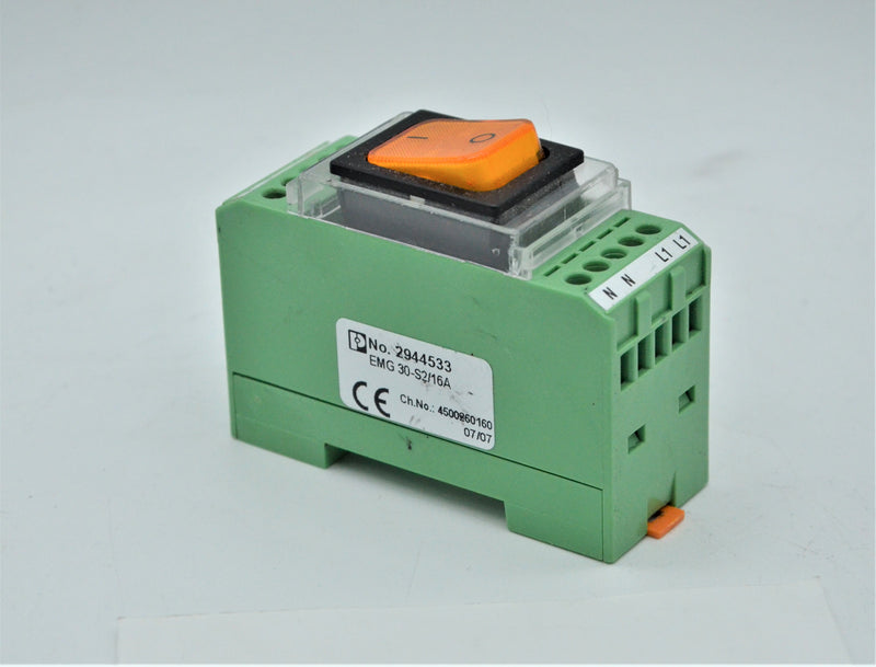EMG 30-S2/16A - PHOENIX CONTACT EMG SWITCH MODULE – 3JIndustry