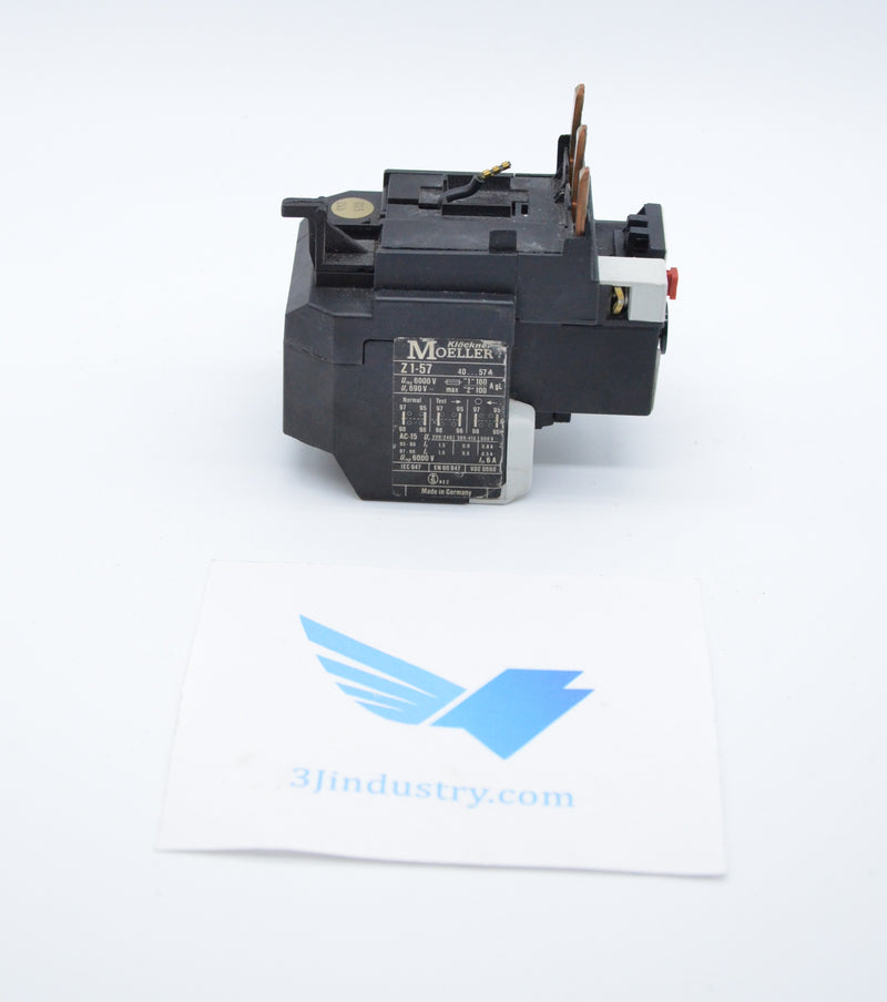 Z1-57 - EATON CORPORATION MOELLER ELECTRIC Z1 THERMAL OVERLOAD RELAY ...