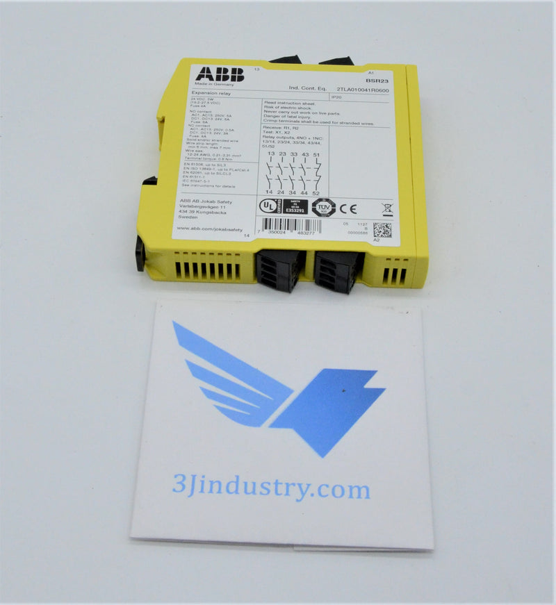 2TLA010041R0600 - NEW OPEN BOX - ABB 2TLA SAFETY RELAY – 3JIndustry