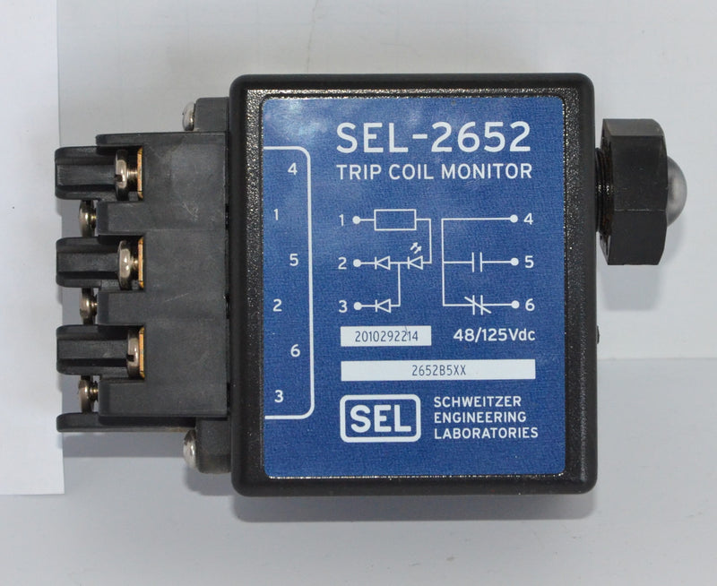 SEL-2652 - 2652B5XX - SEL SEL2652 TRIP COIL MONITOR – 3JIndustry