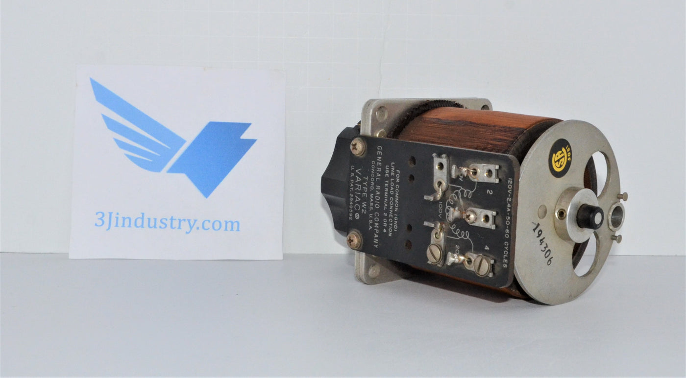 VARIAC TYPE W2 - GENERAL RADIO COMPANY W2 ADJUSTABLE AUTOTRANSFORMER ...