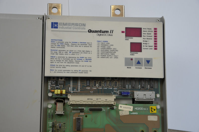 6MS200 EMERSON QUANTUM II DIGITAL DC DRIVE - 6MS200 250HP/480V – 3JIndustry